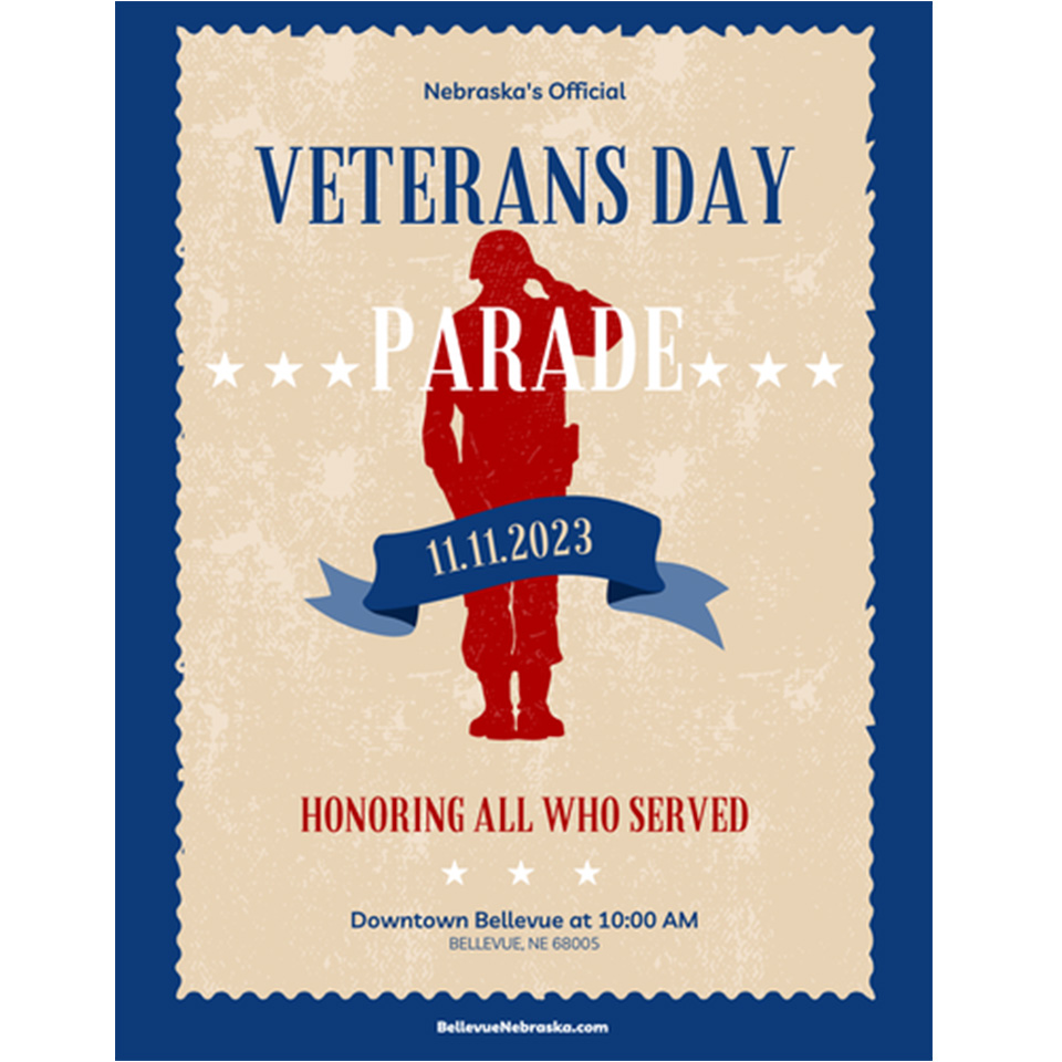 Nebraska’s Official Veterans Day Parade 2023 | Sarpy County Democrats